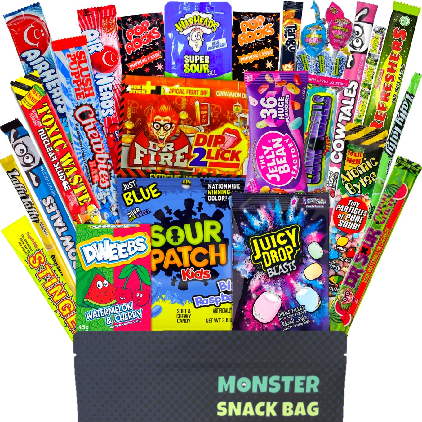 Entdecke Süßigkeiten aus aller Welt | Monster SnackBag