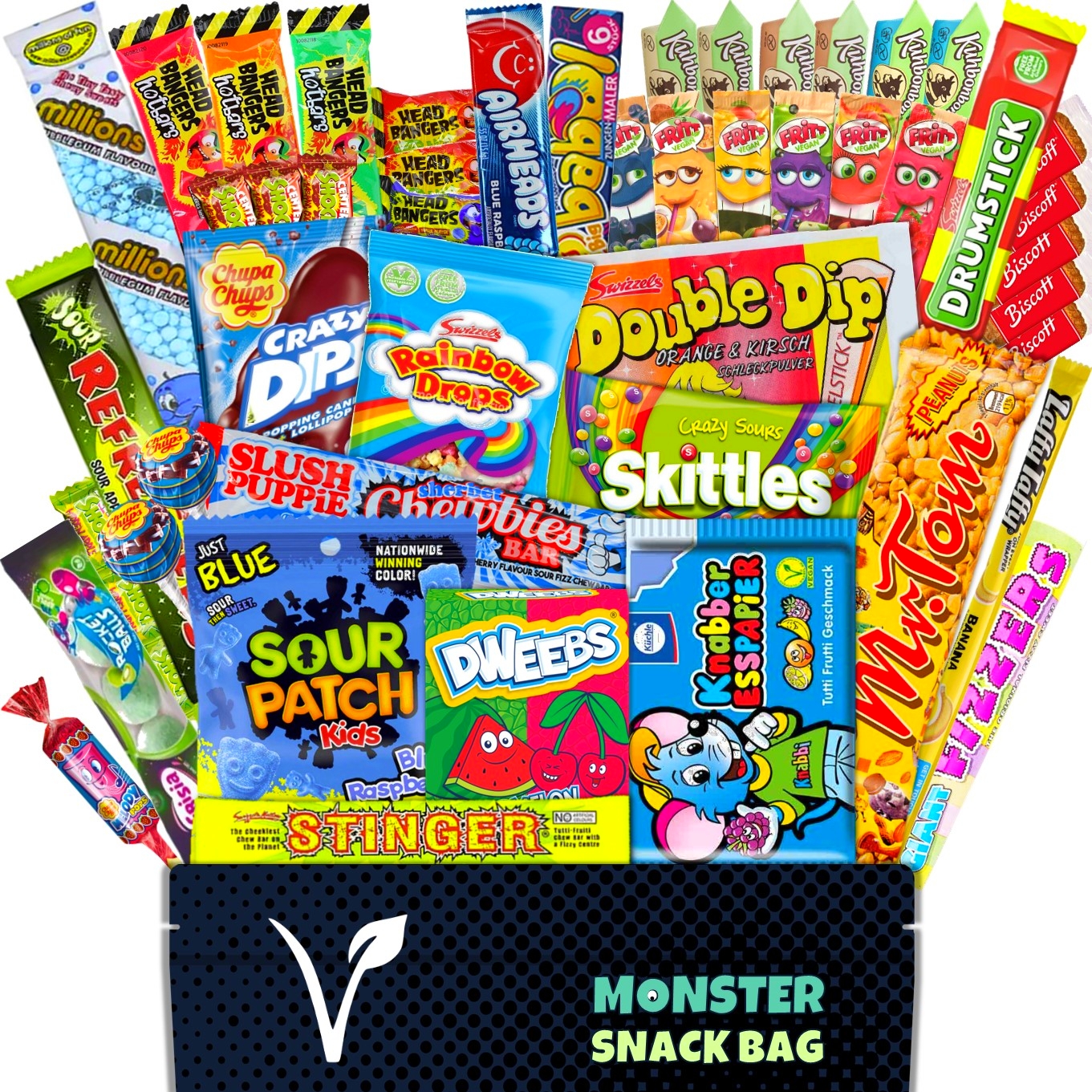 Entdecke Süßigkeiten aus aller Welt | Monster SnackBag