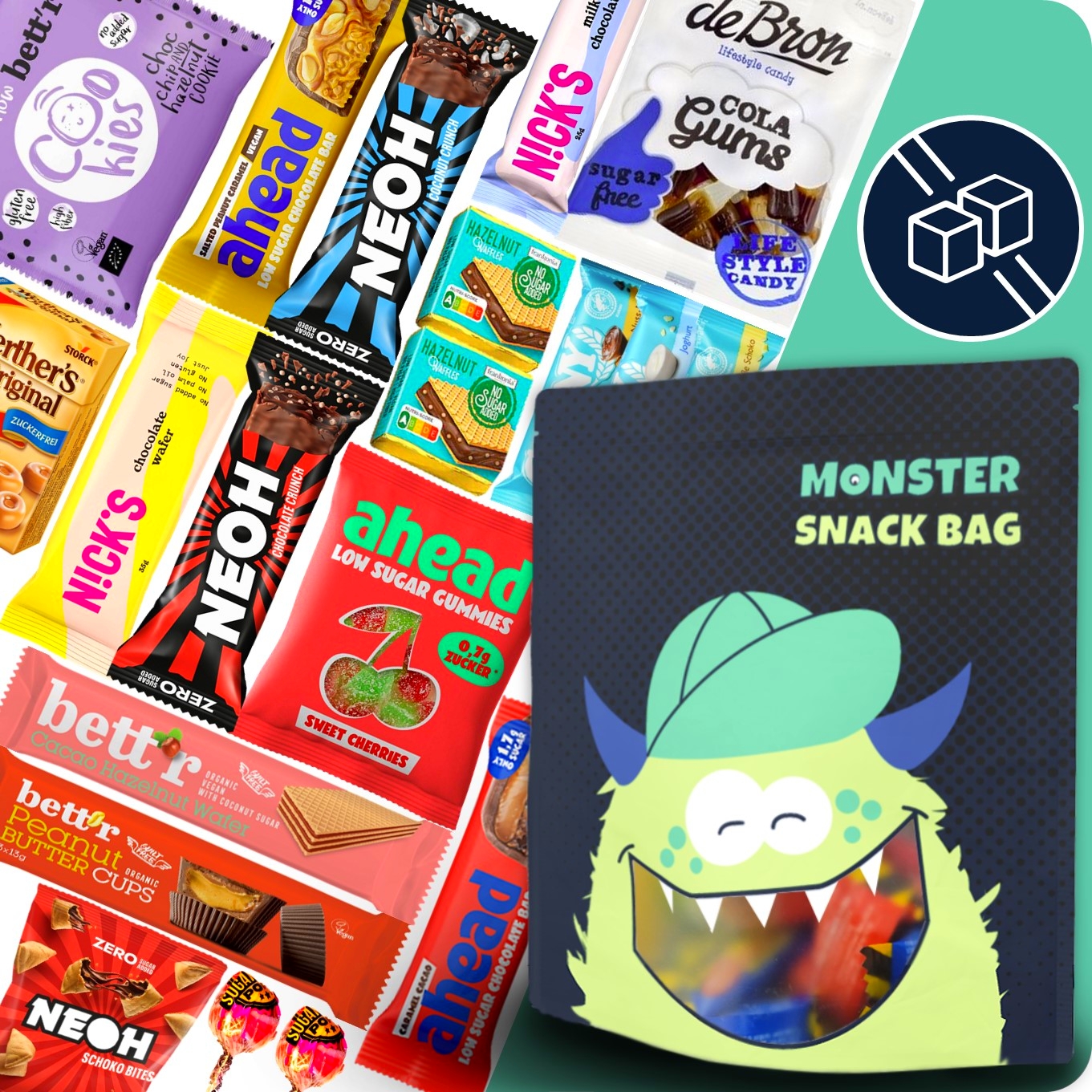 Entdecke Süßigkeiten aus aller Welt | Monster SnackBag